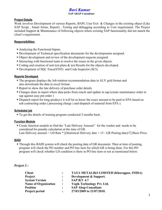 Ravikumar | DOC | Computer Software and Applications | Computing