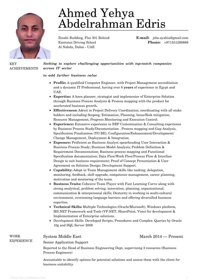 Ahmed_Yahia_CV | PDF