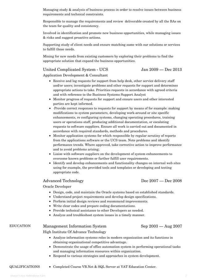 Ahmed_Yahia_CV | PDF