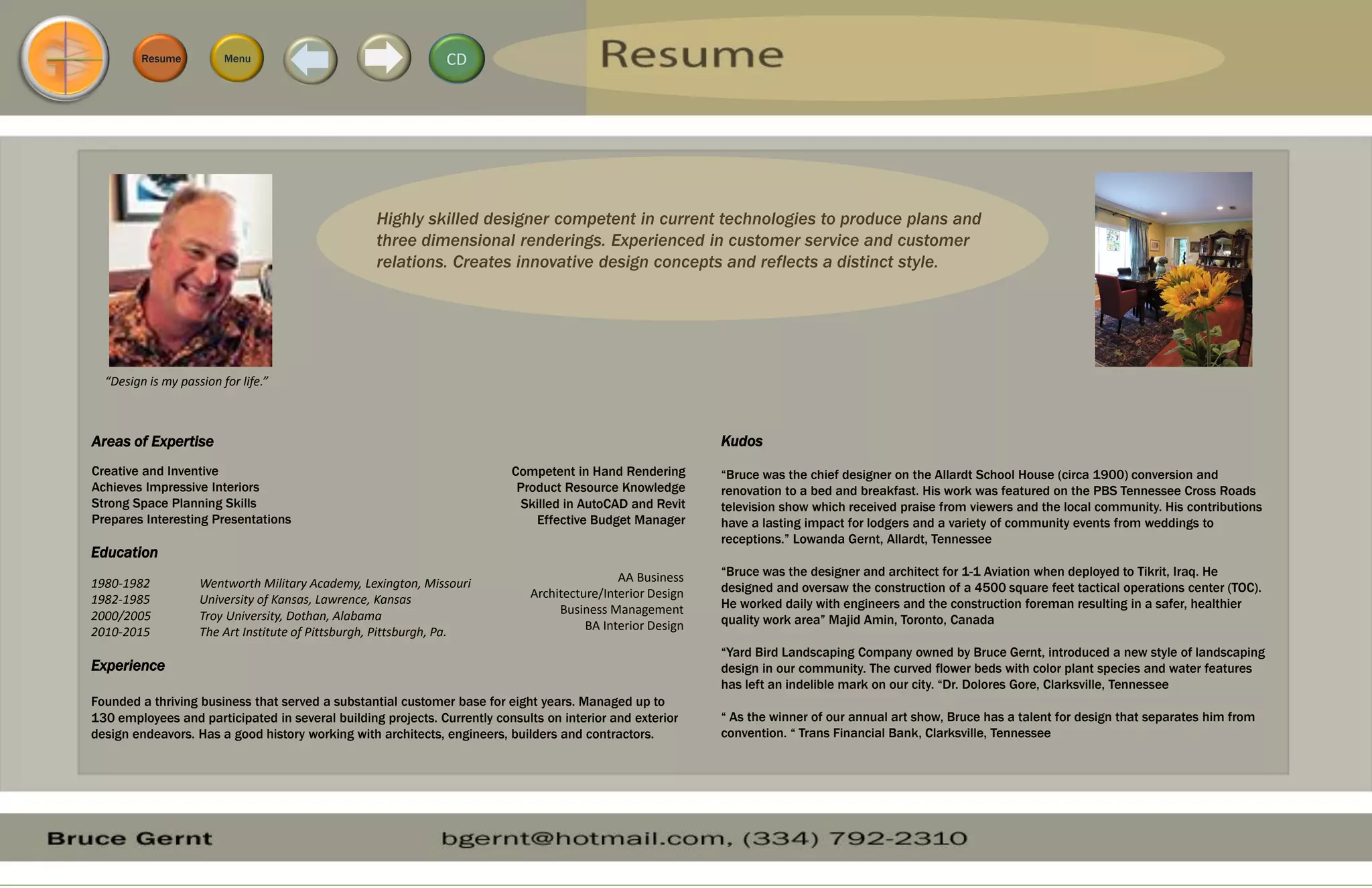 Bruce Gernt's Portfolio Final | PDF