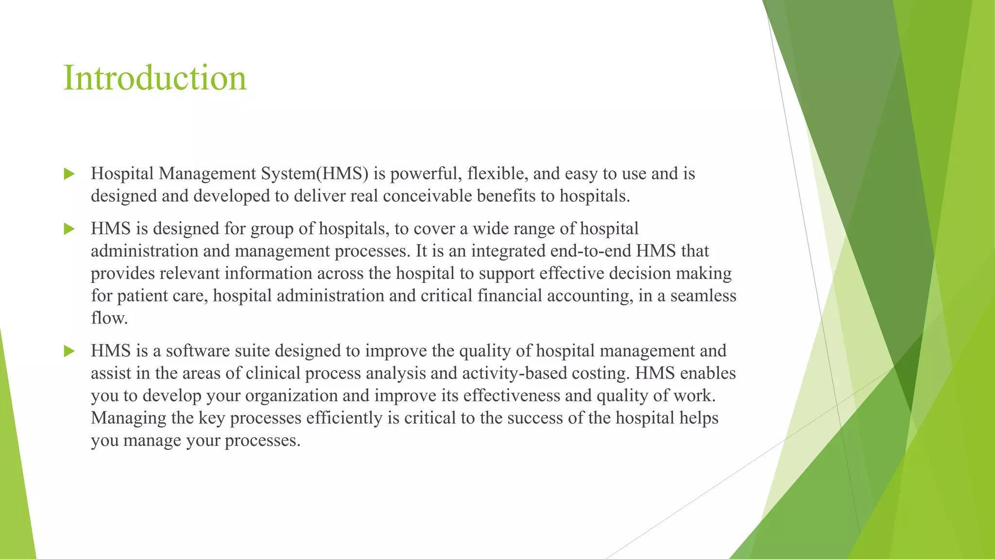 Hospital Infomation System | PPTX