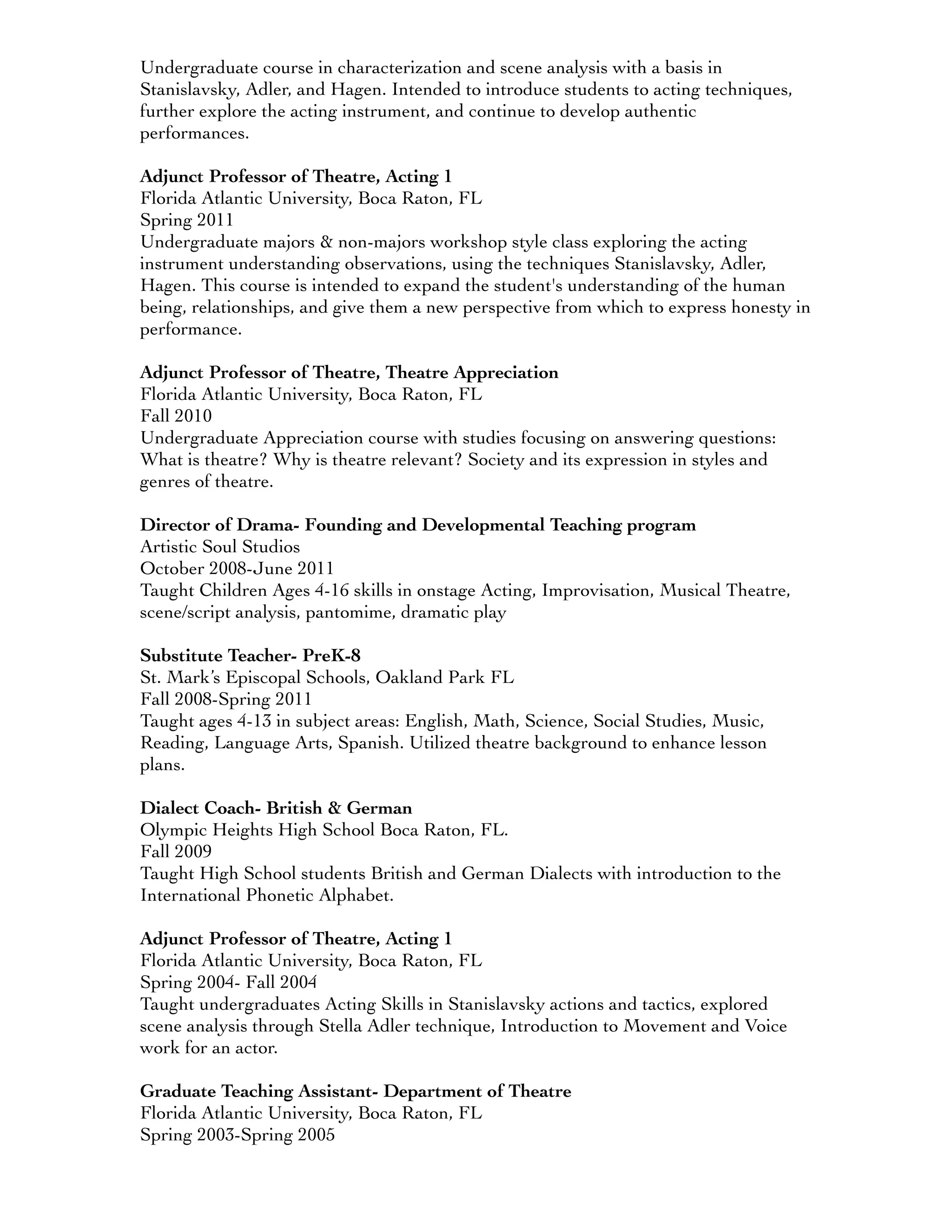 Kirsten Upchurch CV2016 | PDF