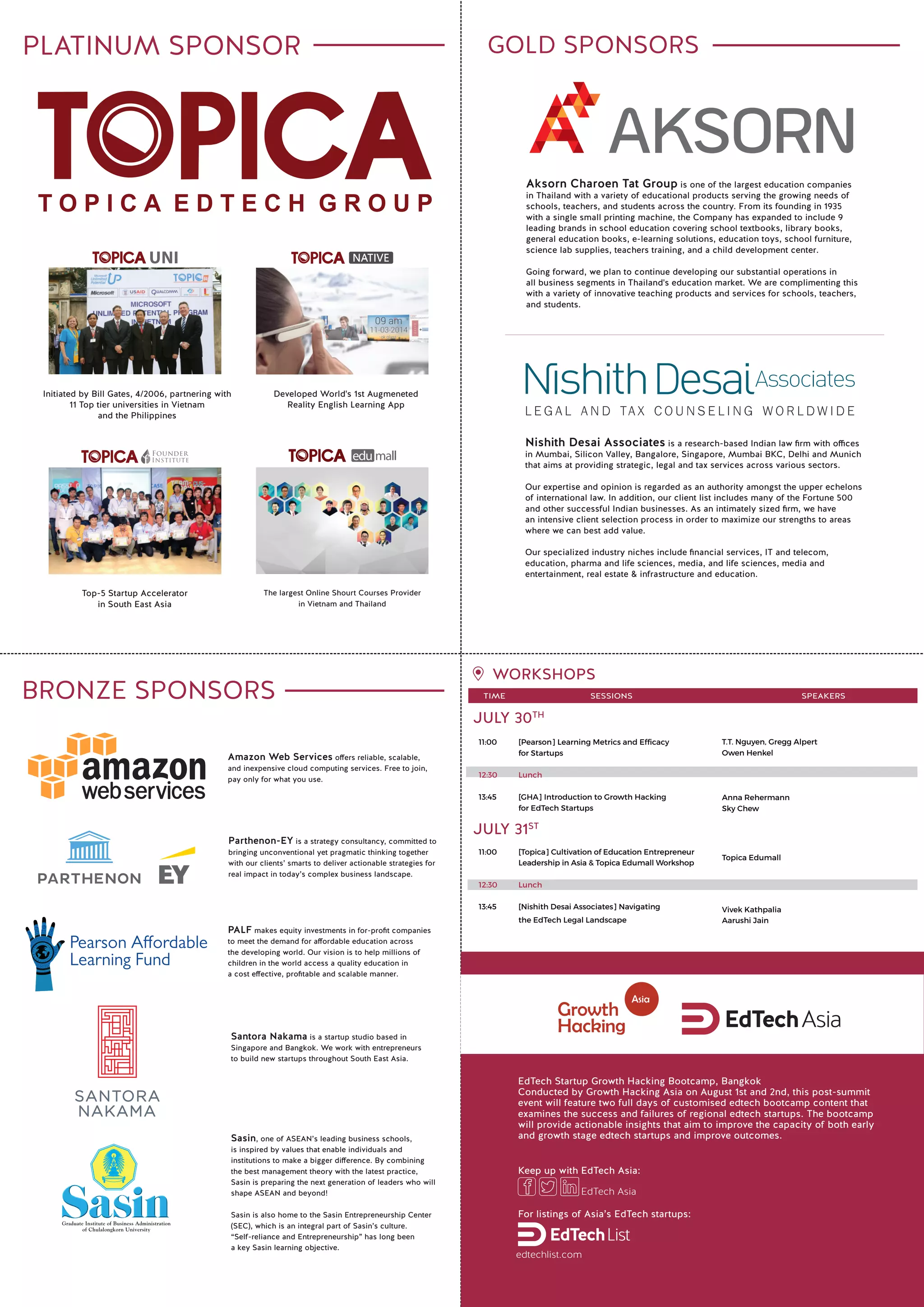 EdTech Asia Summit - Booklet | PDF