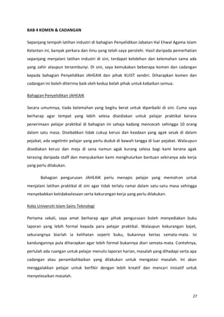 Laporan Praktikal JAHEAIK | PDF