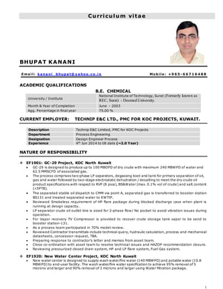 Curriculum vitae_Bhupat Kanani | PDF