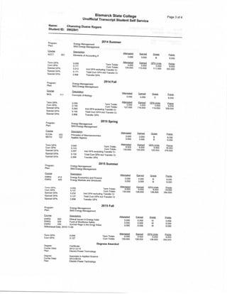 College Transcripts | PDF