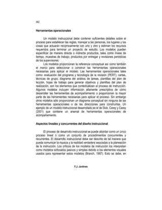 Modelos de diseño instruccional | PDF