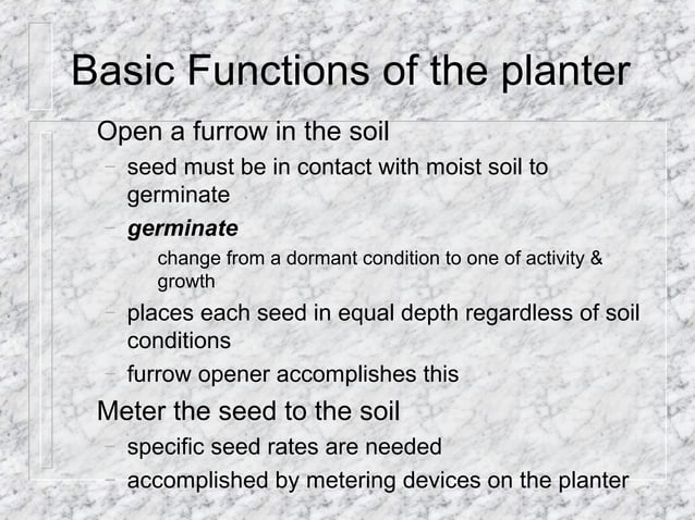 Planting Systems | PPT
