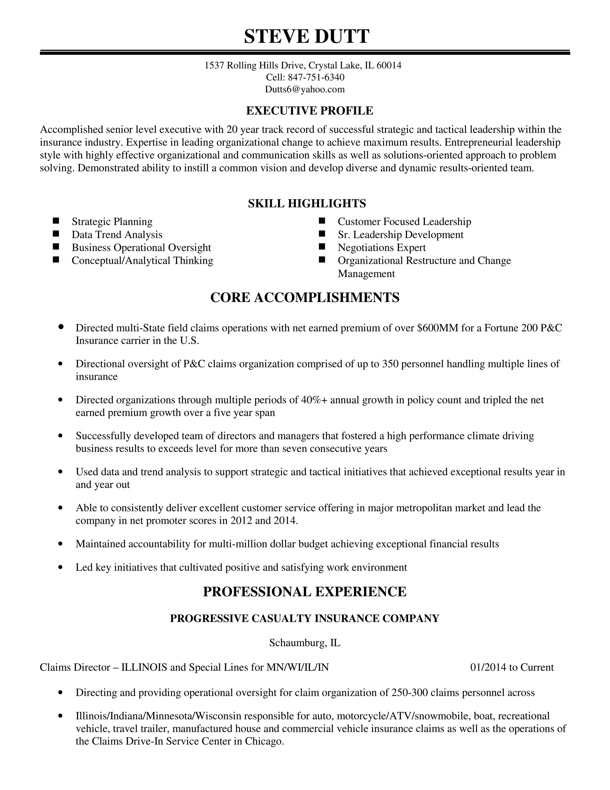 SPD Resume 2016 | PDF | Business Administration | Business