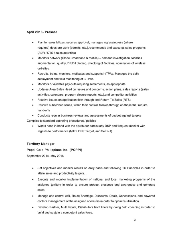 Ejay Villalobos CV | PDF