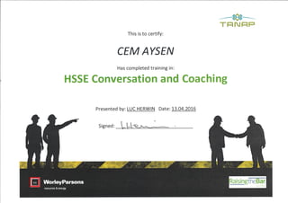 HSSE Conversation and Coaching_small | PDF