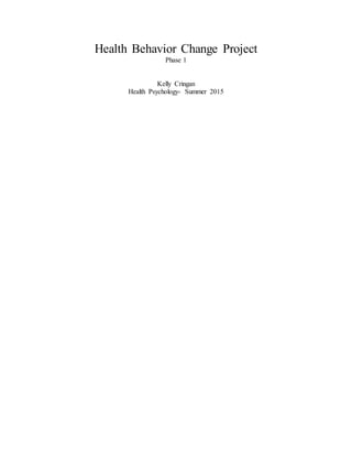 Health Behavior Change Project phase 1 | DOCX