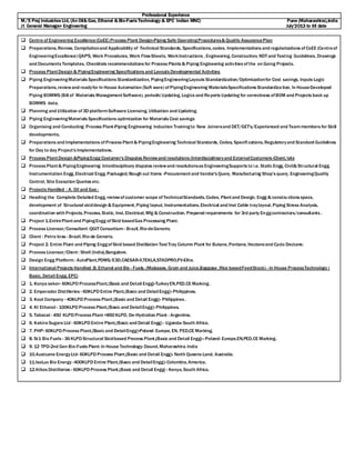 BKR Engg, Piping EPC Resume | DOCX