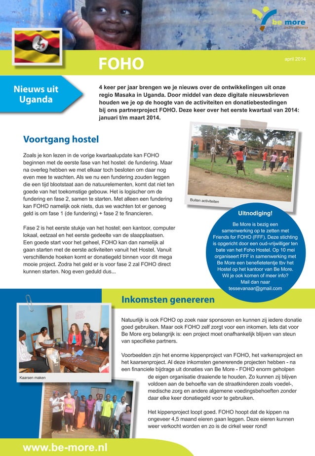 Kwartaalupdate Foho jan-maart 2014 | PDF