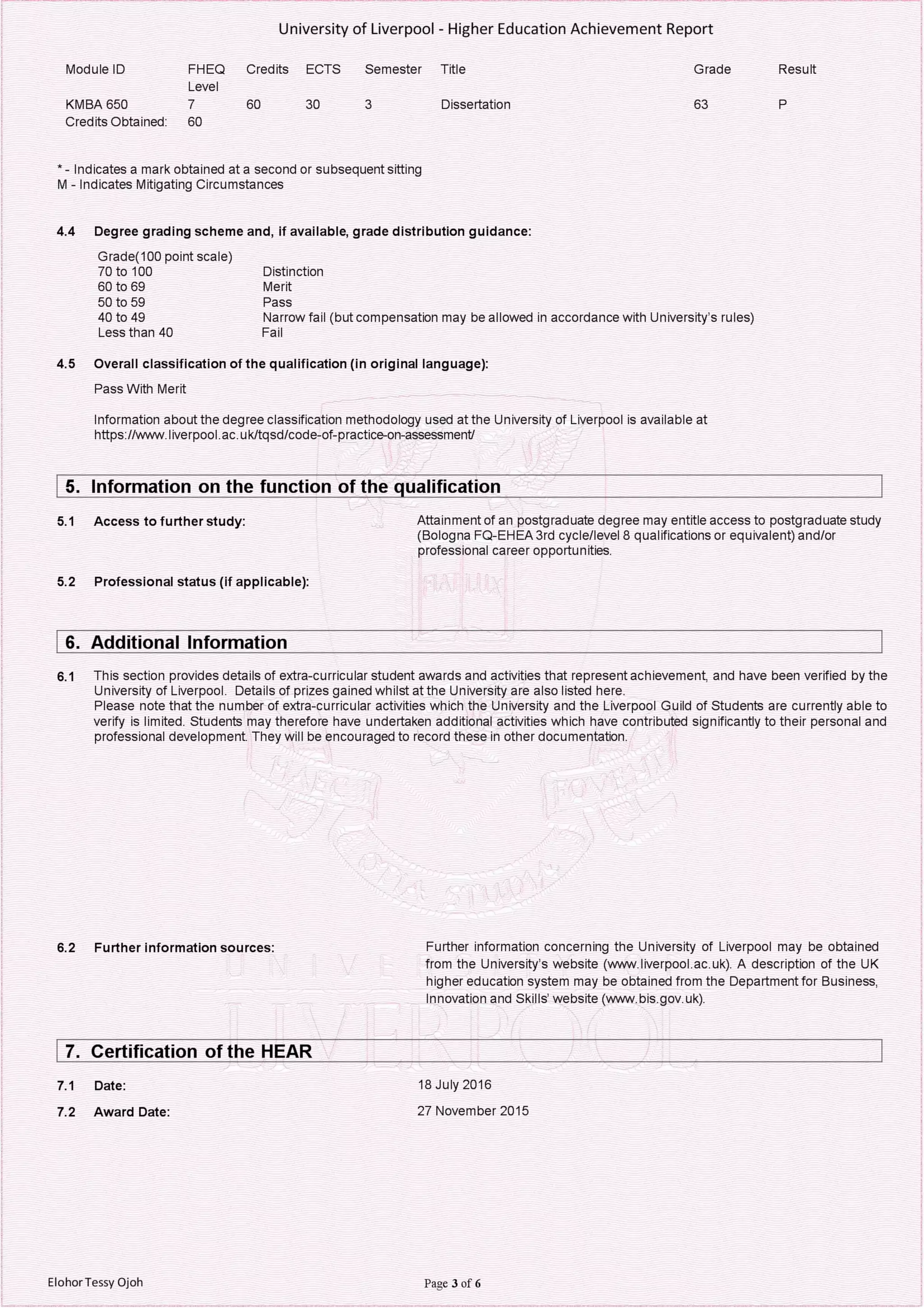 Higher Education Achievement Report | PDF