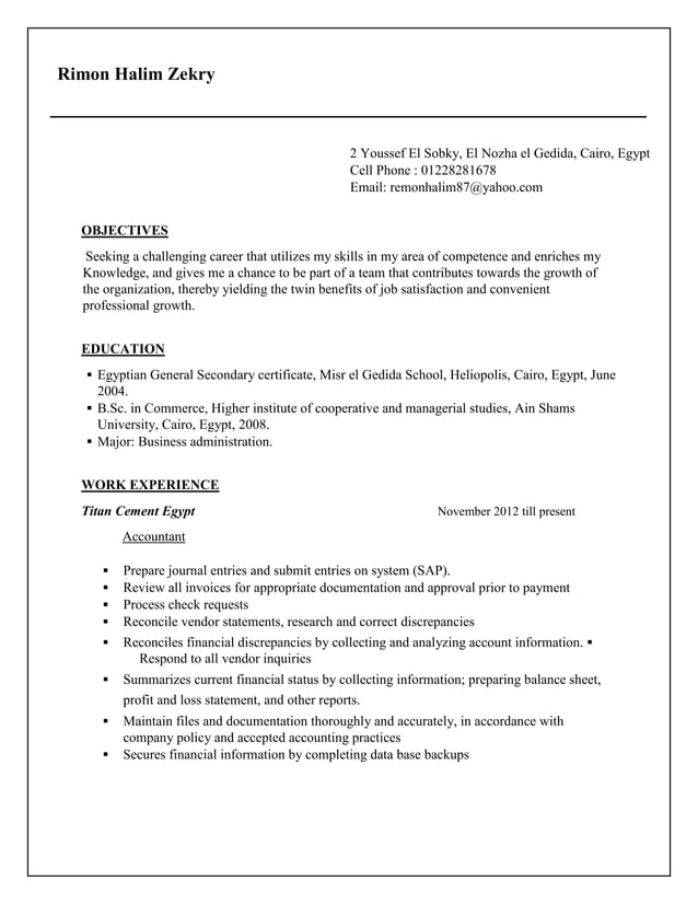 Remon Halim CV | PDF