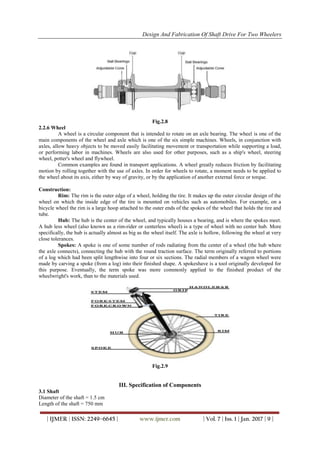 Design and Fabrication of Shaft Drive for two Wheelers | PDF