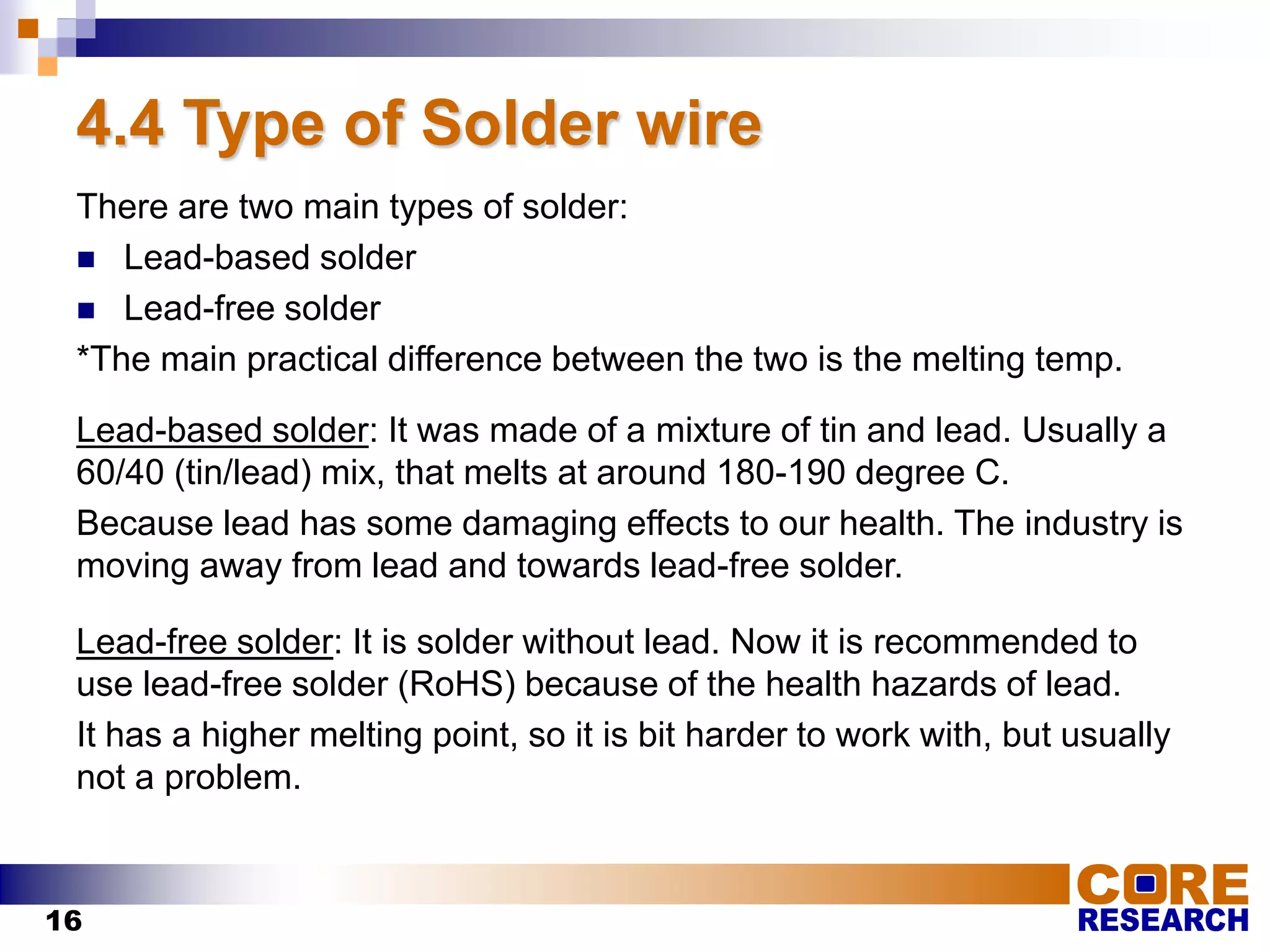 Soldering Training PPT | PPTX