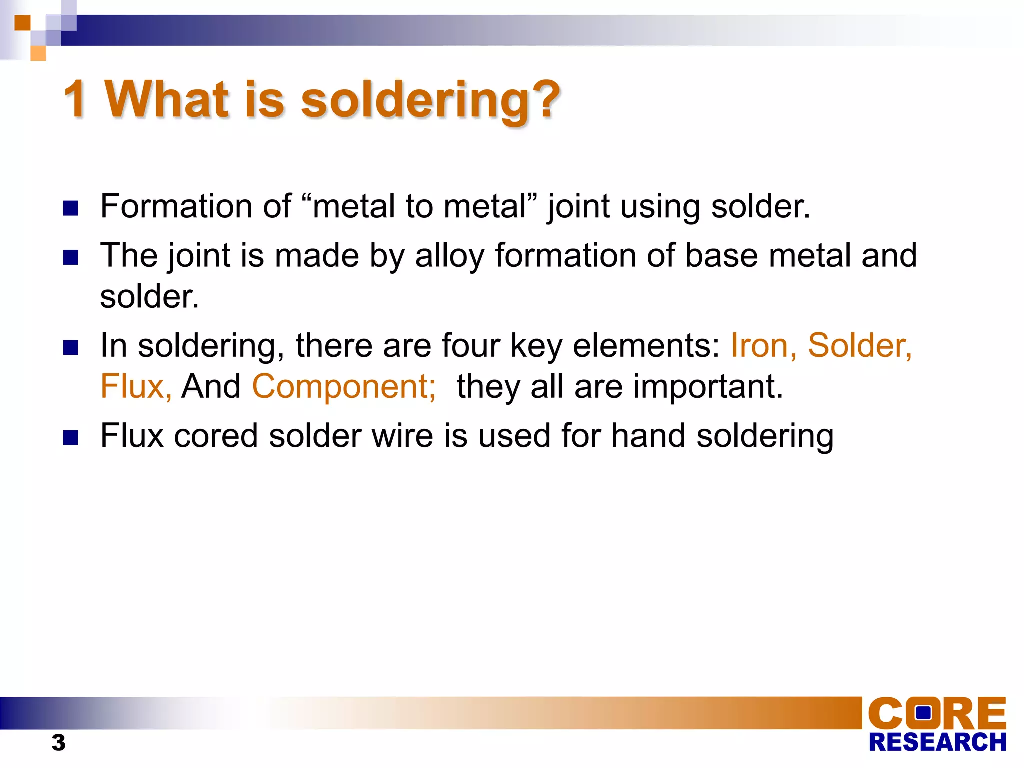 Soldering Training PPT | PPTX