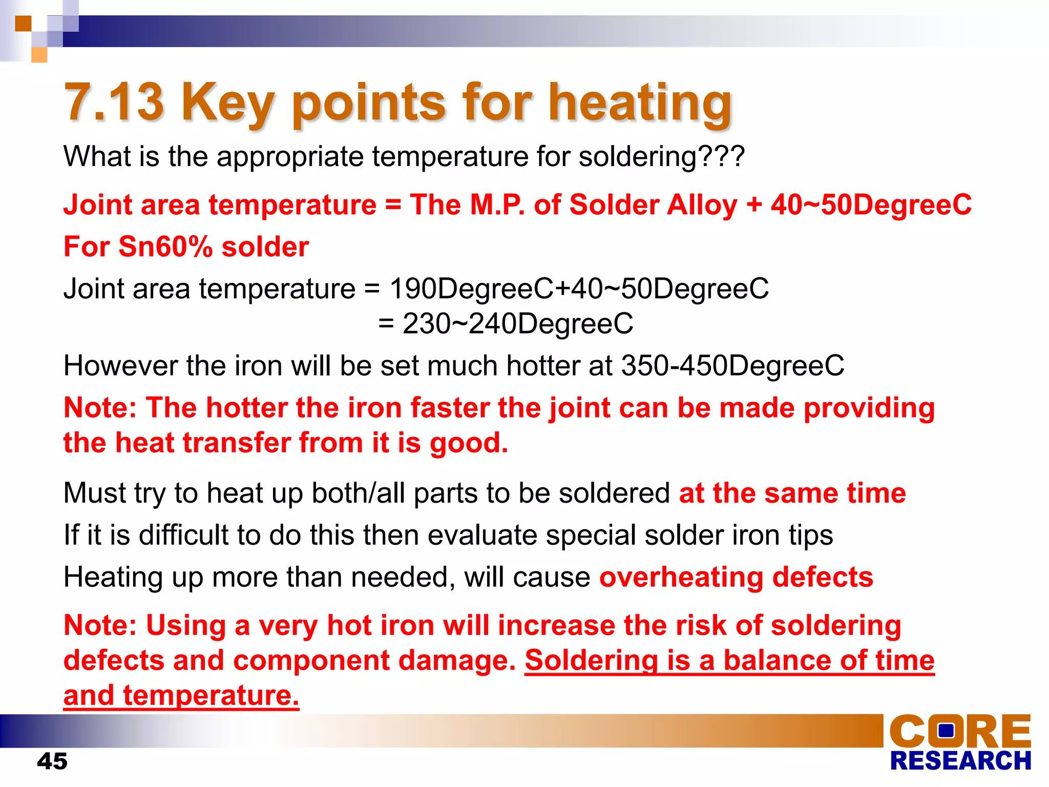 Soldering Training PPT | PPTX