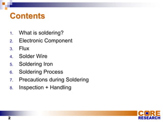 Soldering Training PPT | PPTX