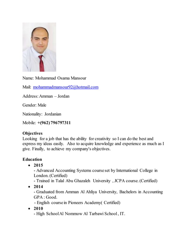 Mohammad CV | PDF