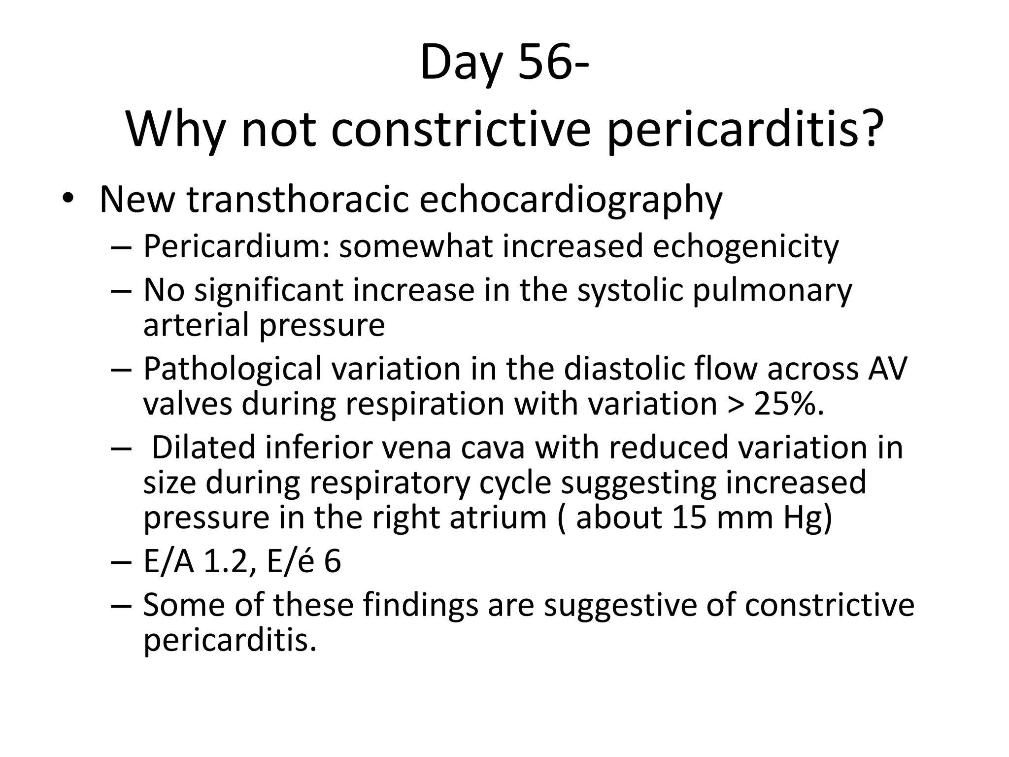 A 71 year old man with peripheral edema pleural effusion ascites and ...