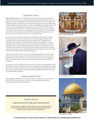 May 2016 The Human Journey Brochure | PDF