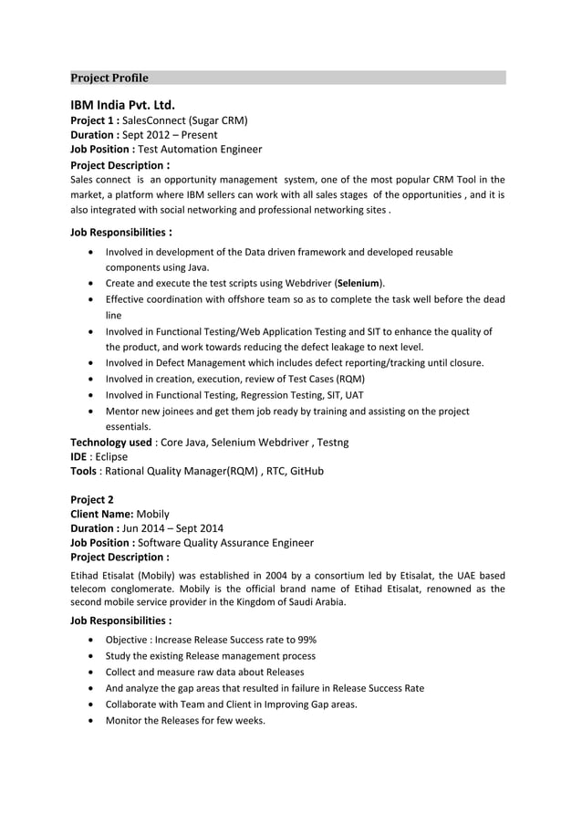 Sharath Resume | PDF