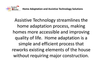 HomeAdoptationVsModification | PPTX | Bath and Shower | Personal Care