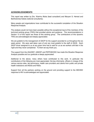 Situation Response Analysis final report- Summary | PDF