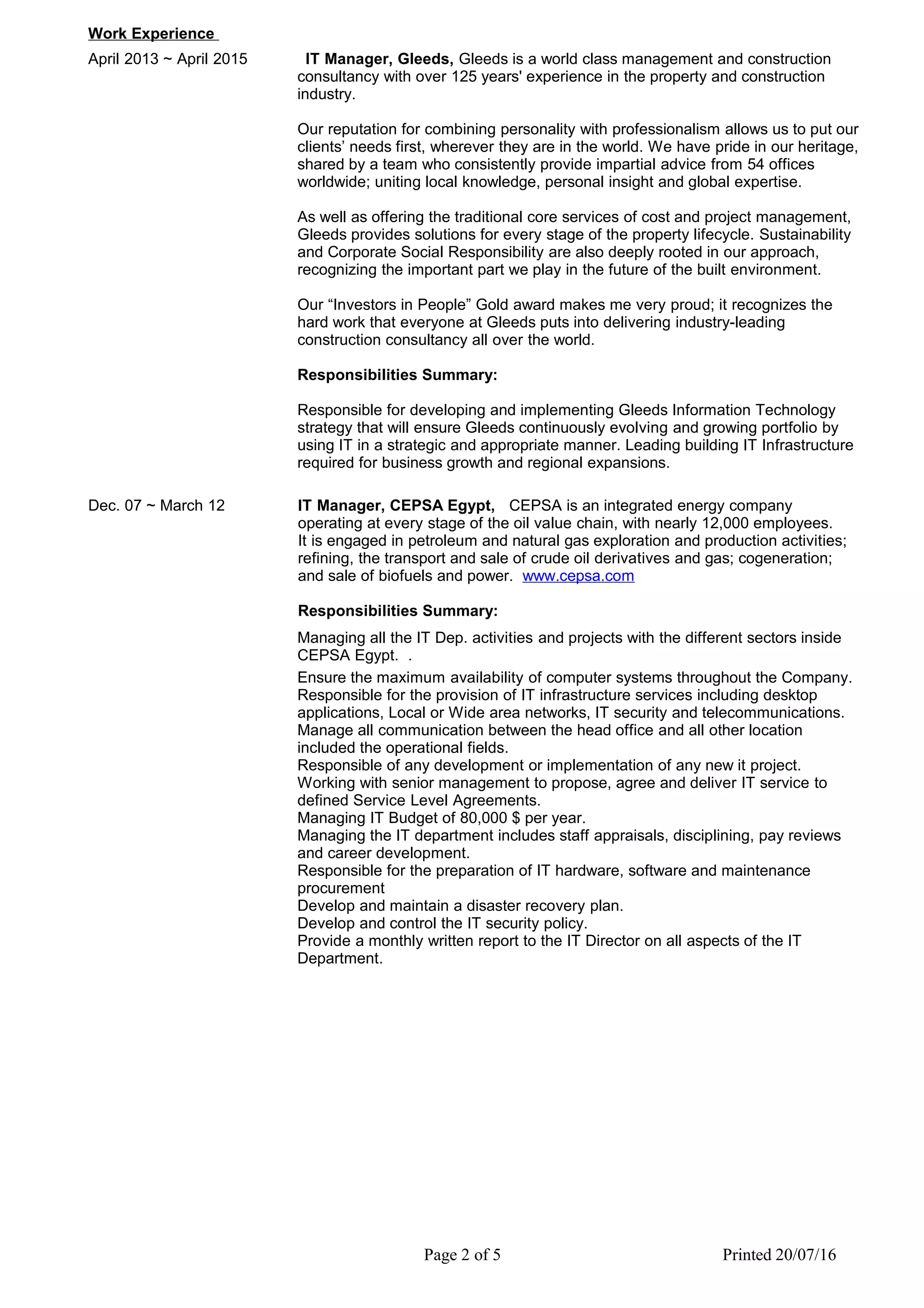 Khaled hanafy-CV | DOC