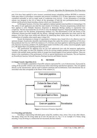 A Genetic Algorithm on Optimization Test Functions | PDF