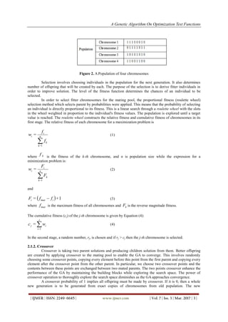 A Genetic Algorithm on Optimization Test Functions | PDF