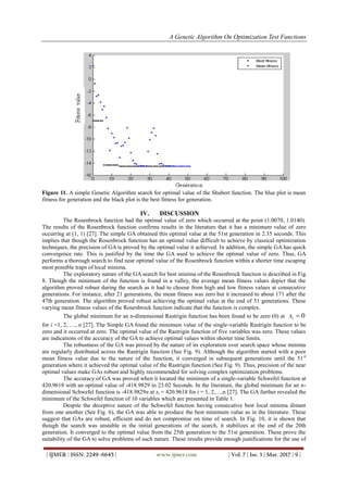 A Genetic Algorithm on Optimization Test Functions | PDF