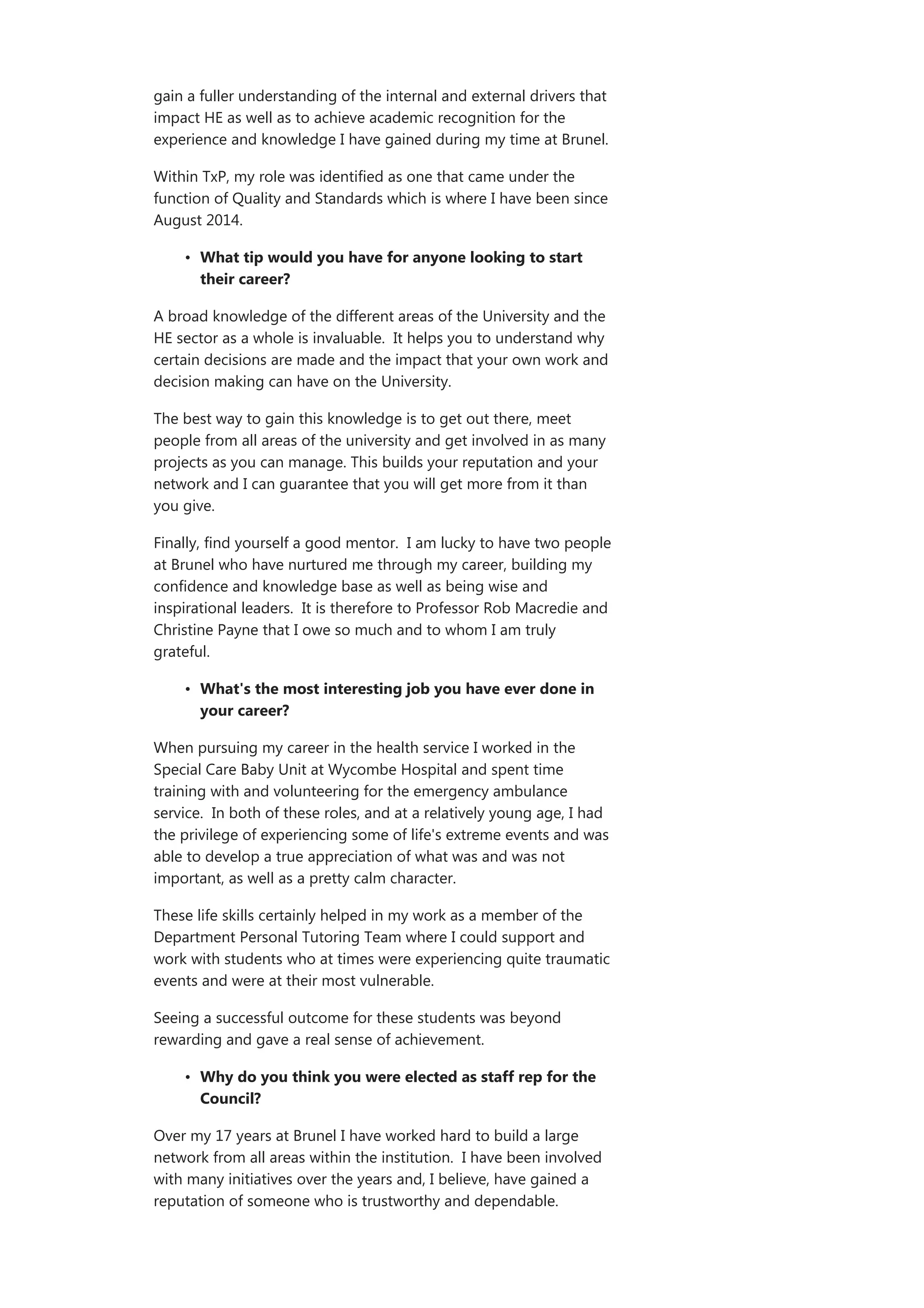 Brunel News Profile | PDF