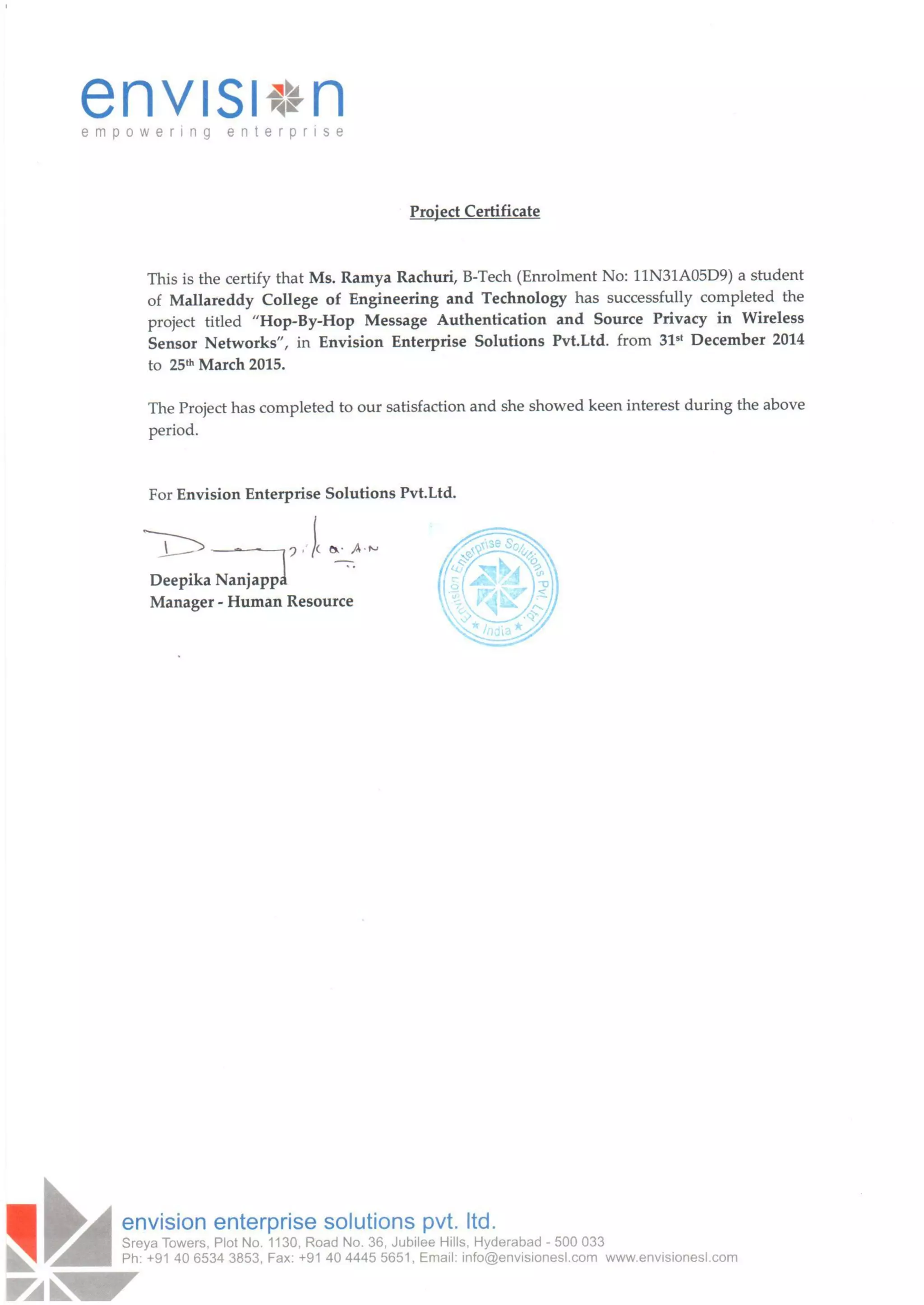 Mallareddy Project Student - Ramya | PDF