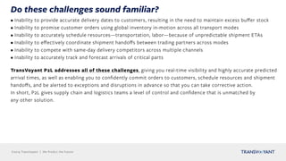 Precise Predictive Logistics™ (P2L™) | PPT