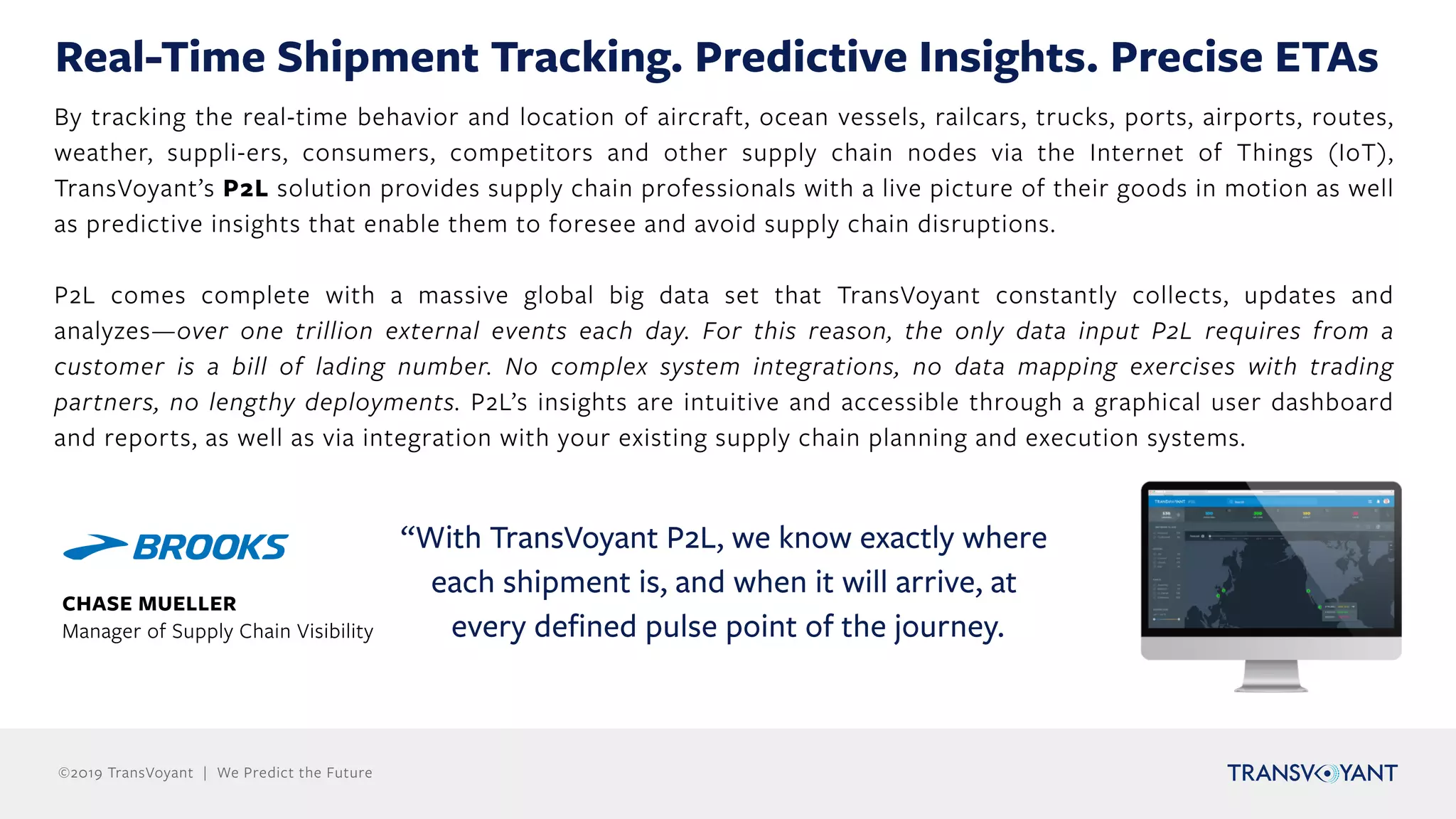 Precise Predictive Logistics™ (P2L™) | PDF