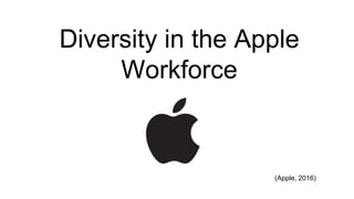 Diversity in Apple | PPT