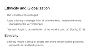Diversity in Apple | PPT
