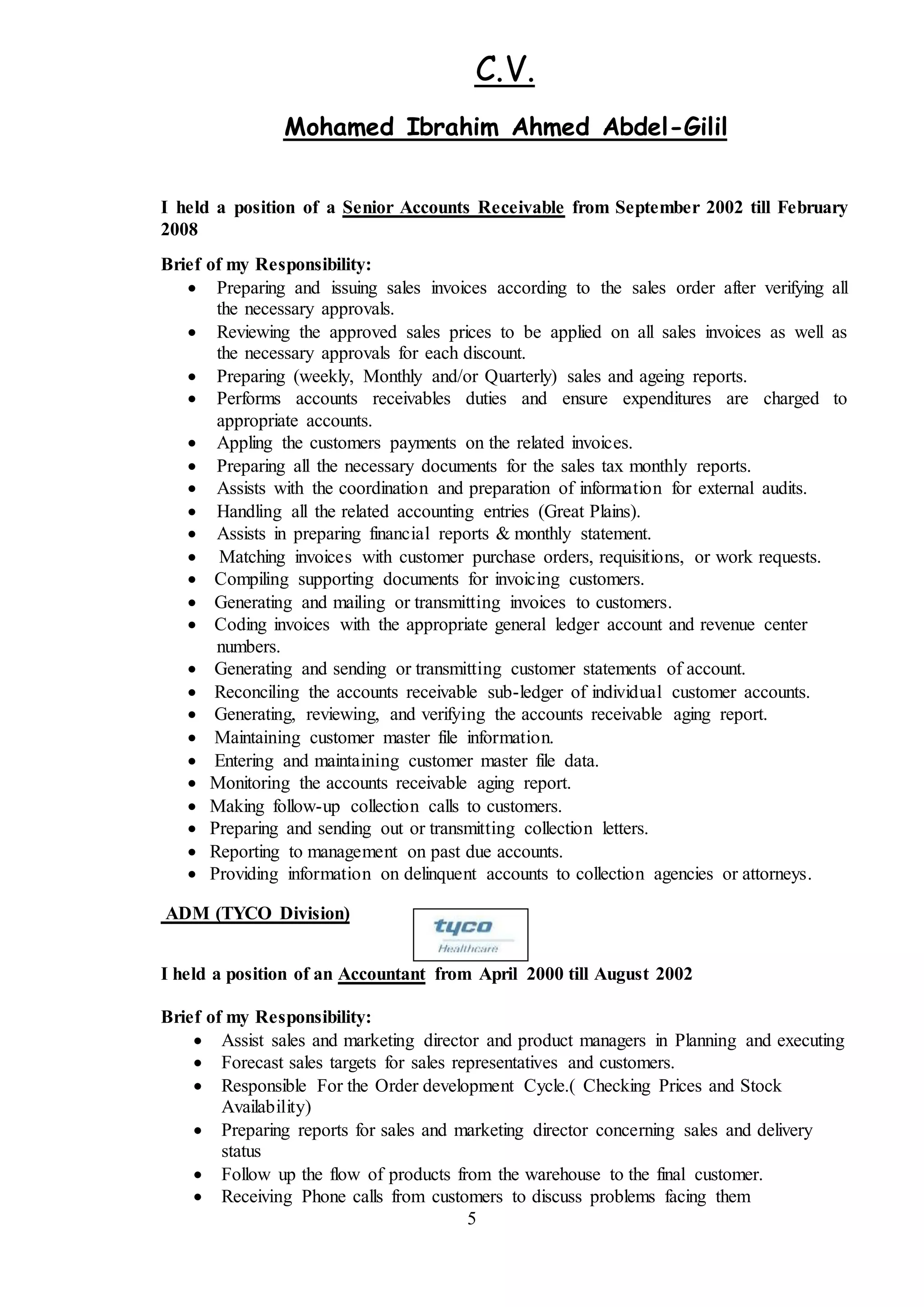 Mohamed_Ibrahim update Resume | DOCX