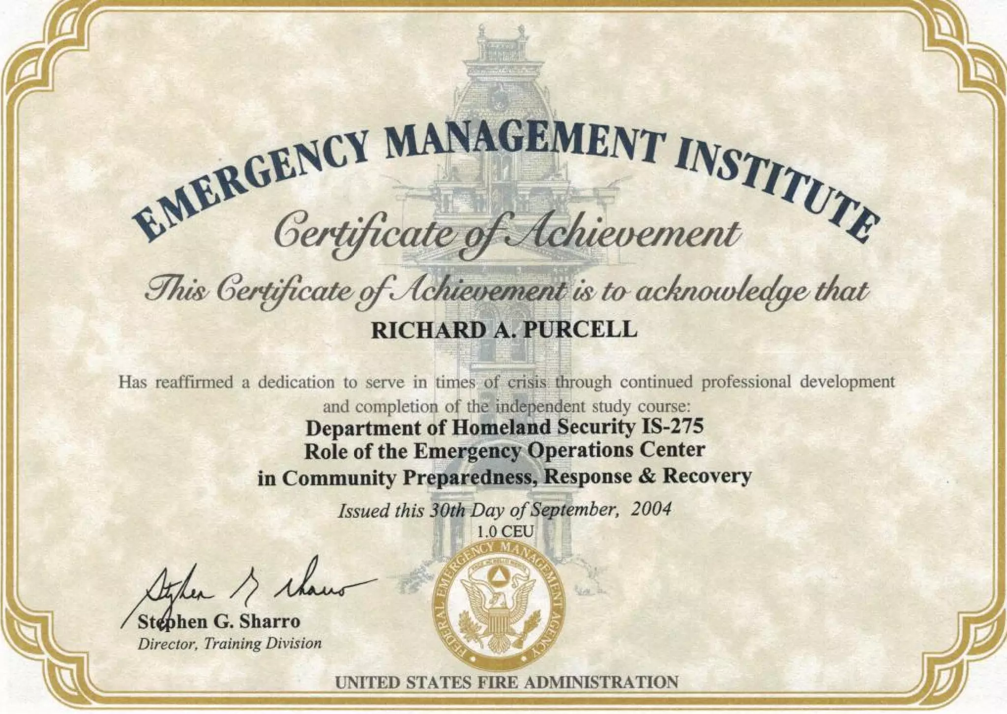 EMERGENCY MANAGEMENT INSTITUTE_opt | PPT