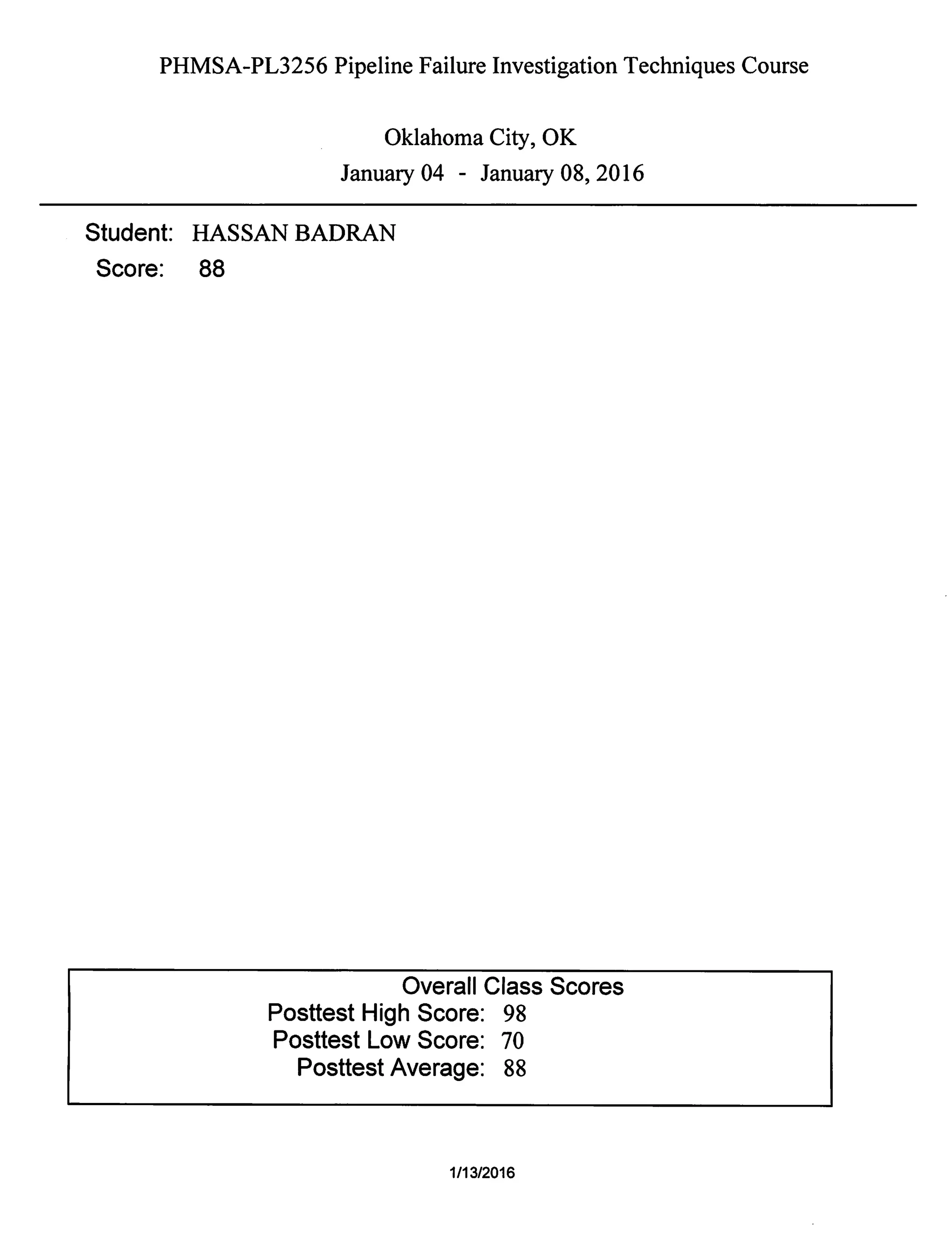 PHMSA OFFICIAL Certificate and Grade PL-3256 | PDF