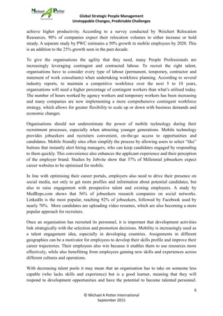 Strategic People Management - Article by Michael A Potter | PDF | Human ...