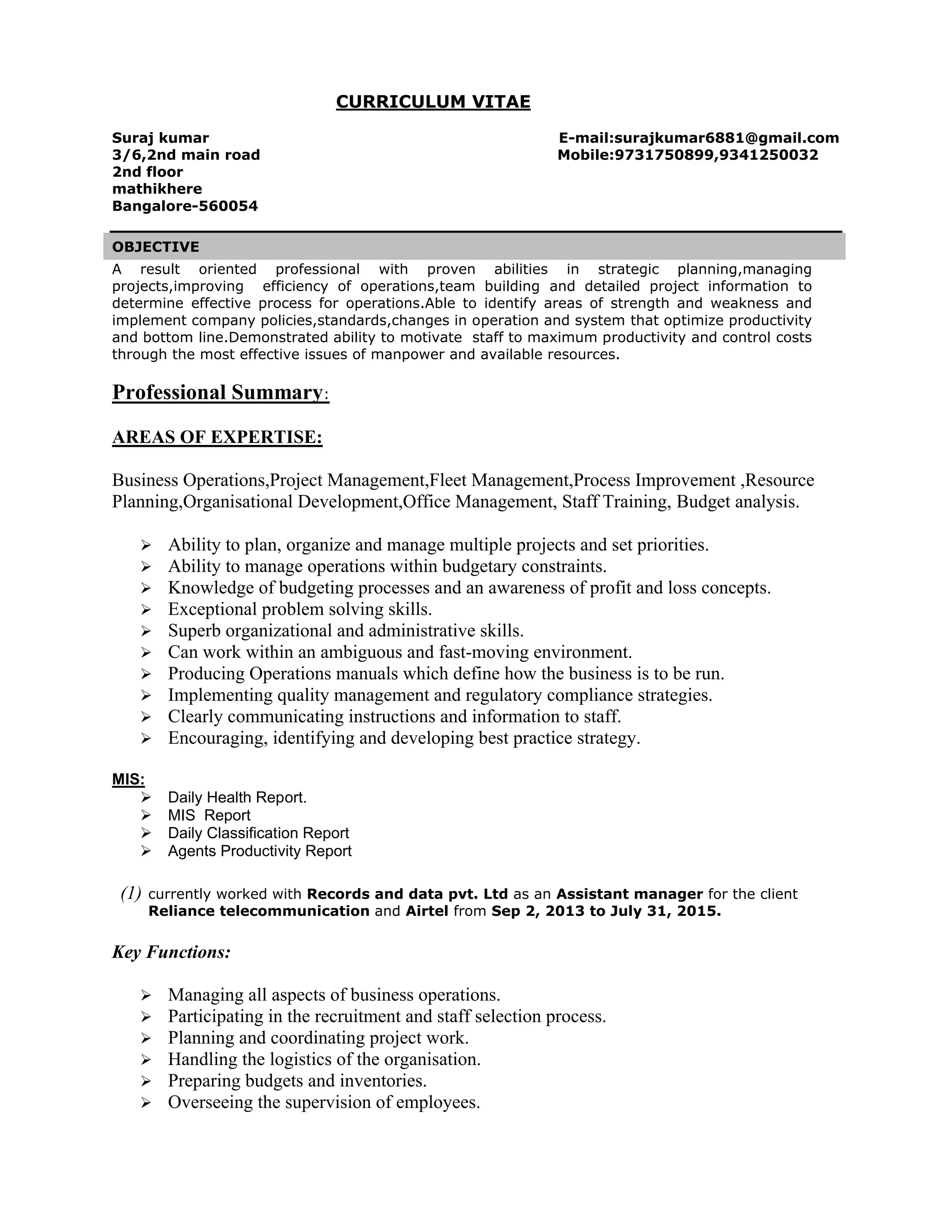 Suraj Resume | PDF