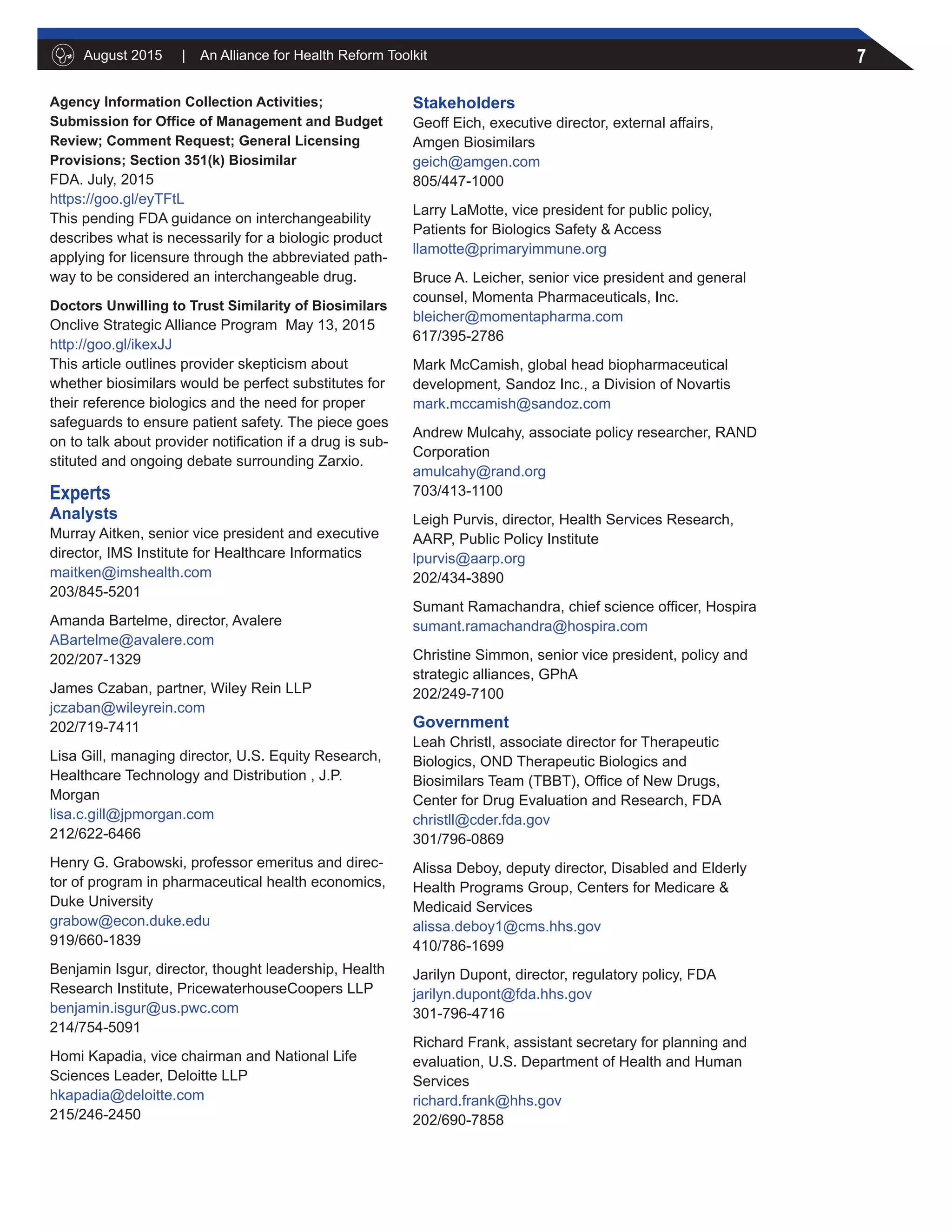 Biosimilars. Unpacking Complex Issues | PDF