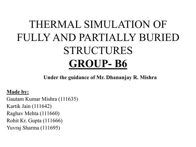B.Tech final year project | PPT