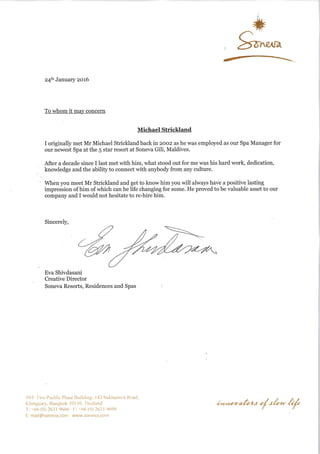 Michael S. Reference letter | PDF