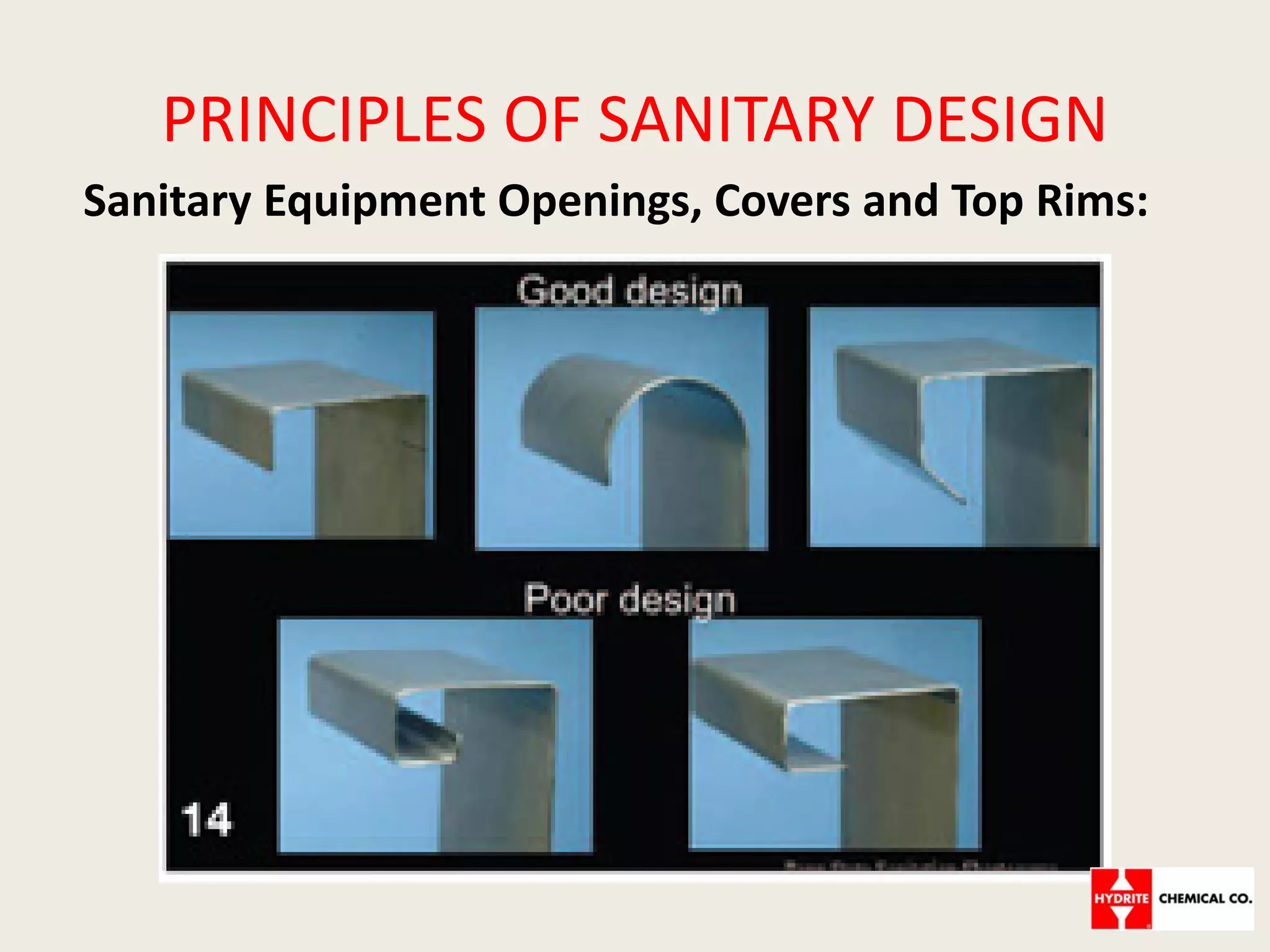 Sanitary Design An Introduction to Standards of Design Excellence November 2015 | PDF